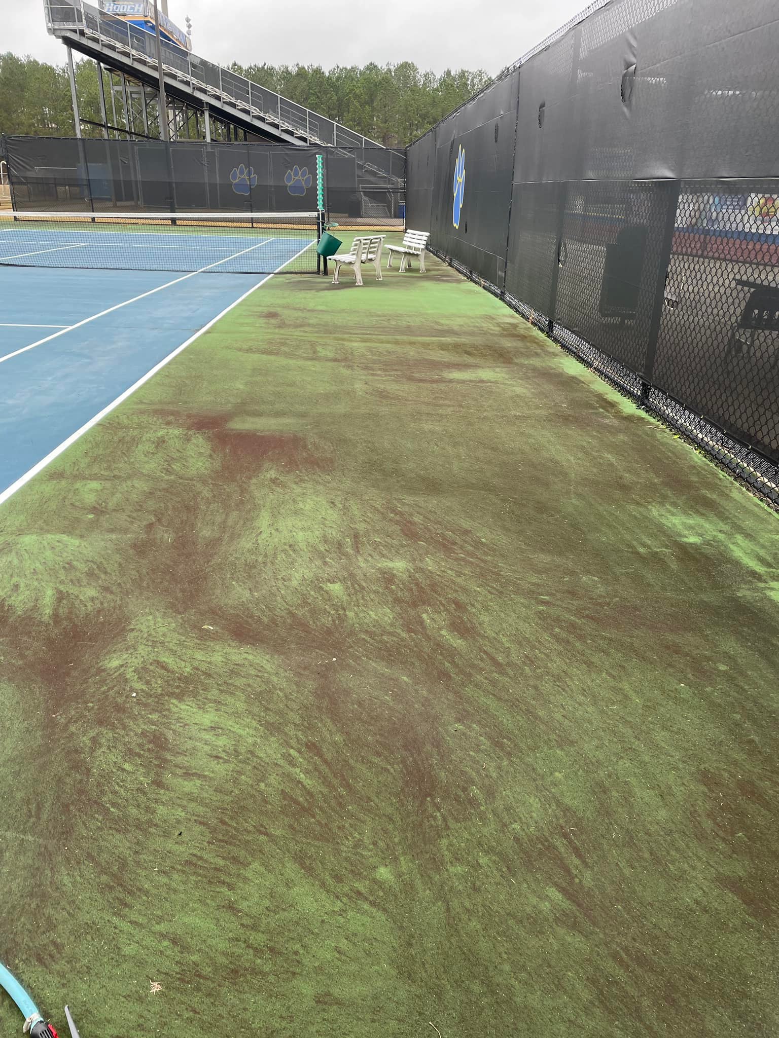 Tennis Court Cleaning | Tennis Court Washing Services | Ross Property ...
